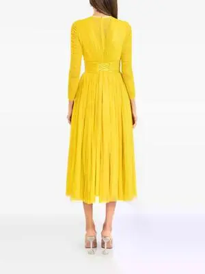 ANA RADU Long-sleeved Midi Dress