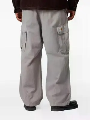 Carhartt Work In Progress Cargo Cotton Trousers - Grey