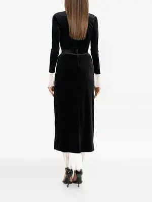 ANA RADU V-neck Midi Dress