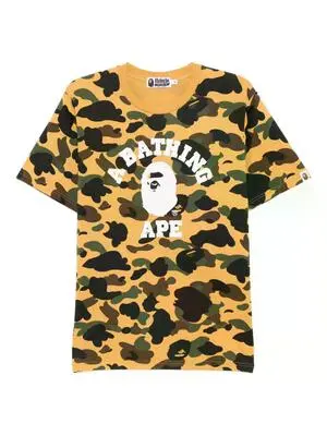 A BATHING APE Logo Printed T-shirt