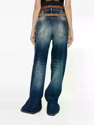 Dsquared2 Logo-embroidered Jeans