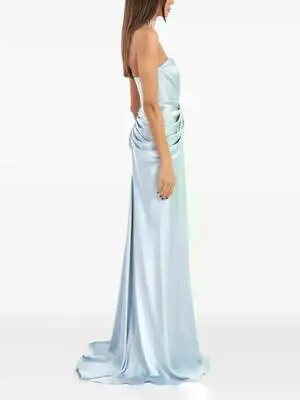 ANA RADU Strapless Maxi Dress - Blue