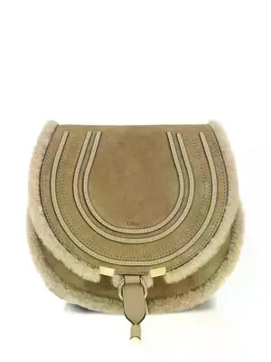 Chloé Marcie Saddle Cross Body Bag - Neutrals