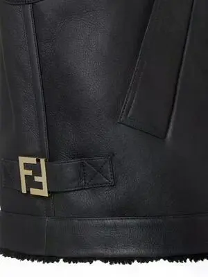 Fendi Fur-collar Zip Gilet