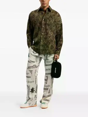 Palm Angels Signature-logo Pouch