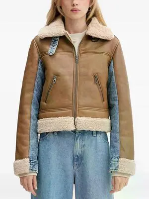 Desigual Faux-shearling Trimmed Jacket
