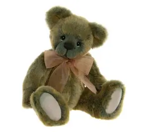 CHARLIE BEARS Midday 13' Short Pile Fur Plush Bear - One-color