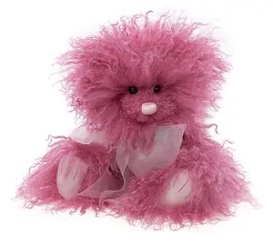 CHARLIE BEARS Fizz Bomb 11' Long Pile Fur Plush Bear - One-color