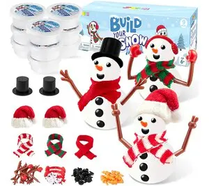 JOYFY 3-pack Diy Snowman Craft Kit - One-color