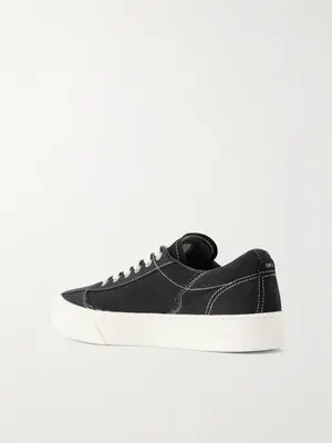 OMNI Dellow Leather-trimmed Distressed Drill Sneakers