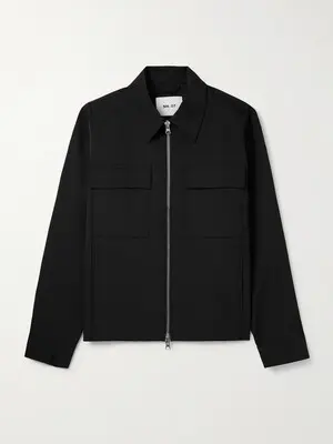 Nn07 Alban 8240 Recycled-twill Jacket - Black