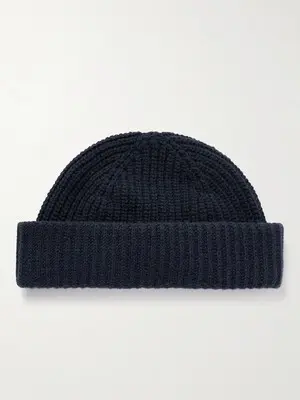 Nn07 Sailor 6650 Ribbed Beanie - Blue