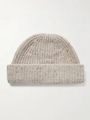 Nn07 Sailor 6697 Ribbed Wool-blend Beanie - Neutrals