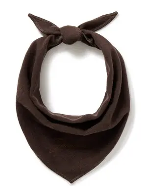 Jacquemus Cashmere-felt Bandana - Brown