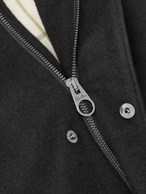 Loro Piana Suede-trimmed Cashmere Hooded Coat