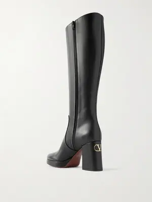 Valentino Garavani Leather Knee Boots