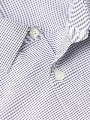 Altea Scott Striped Cotton-poplin Shirt