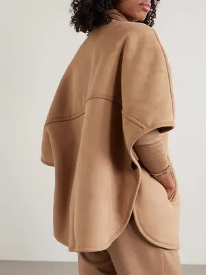 Max Mara Zaza Brushed Cape - Brown