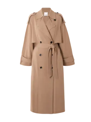 ALLUDE Wool And Cashmere-blend Trench