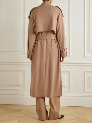 ALLUDE Wool And Cashmere-blend Trench