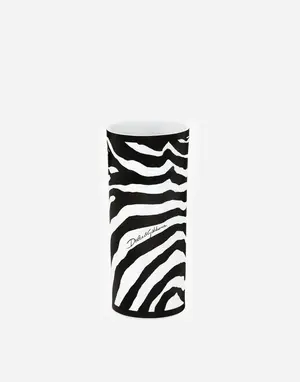 Dolce & Gabbana Cylindrical Porcelain Vase