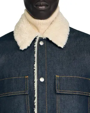 Sandro Denim Overshirt