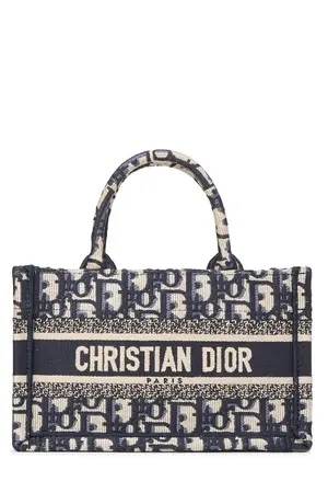 Dior Trotter Book Tote - Navy