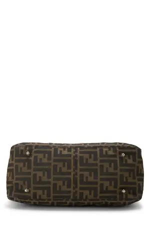 Fendi Zucca Canvas Handbag - Brown