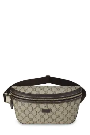 Gucci Original Gg Supreme Waist Pouch - Beige