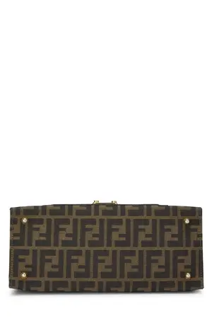 Fendi Zucca Convertible Pocket Handbag - Black