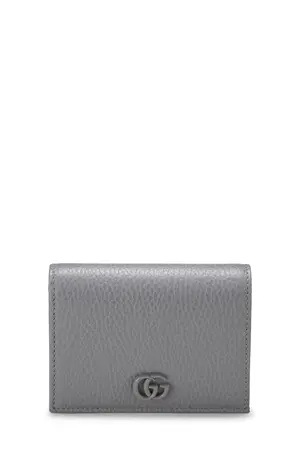 Gucci Gg Card Case - Grey
