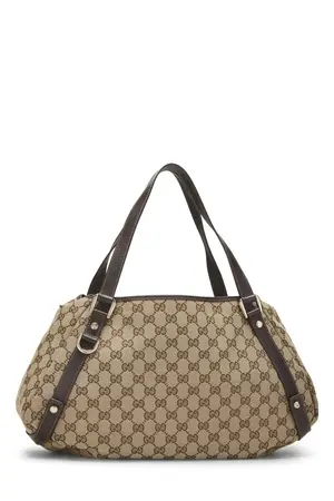 Gucci Original Gg Abbey Tote - Beige