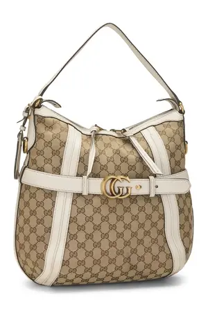 Gucci Original Gg Running Hobo Bag - White