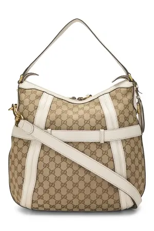Gucci Original Gg Running Hobo Bag - White