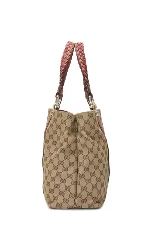 Gucci Original Gg Bamboo Bar Tote