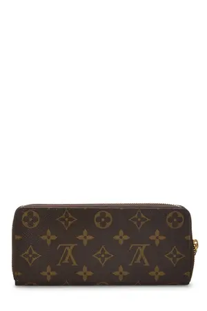 LOUIS VUITTON Monogram Canvas Clemence Wallet - Pink