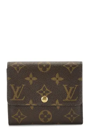 LOUIS VUITTON Monogram Canvas Anais Wallet - Brown
