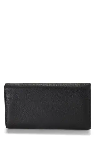 LOUIS VUITTON Taurillon Capucines Wallet - Black