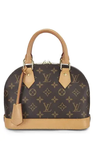 LOUIS VUITTON Monogram Alma Bag - Brown