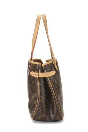 LOUIS VUITTON Monogram Batignolles Horizontal Tote - Brown