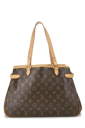 LOUIS VUITTON Monogram Batignolles Horizontal Tote - Brown