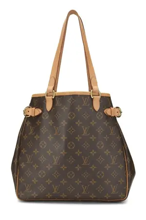 LOUIS VUITTON Monogram Batignolles Vertical Tote - Brown
