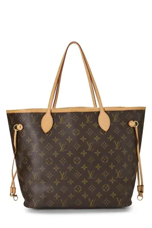 LOUIS VUITTON Monogram Tote Bag - Brown