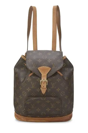 LOUIS VUITTON Monogram Montsouris Backpack - Brown