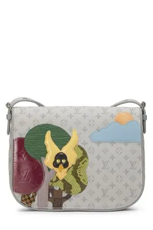LOUIS VUITTON Monogram Patchwork Conte De Fees Musette - Grey