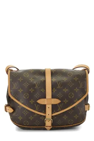 LOUIS VUITTON Monogram Saumur 30 - Brown