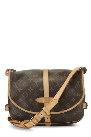 LOUIS VUITTON Monogram Saumur 30 - Brown