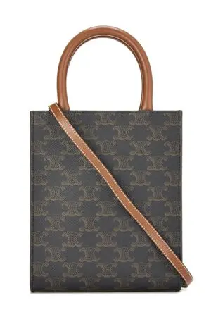 Celine Triomphe Vertical Cabas - Brown
