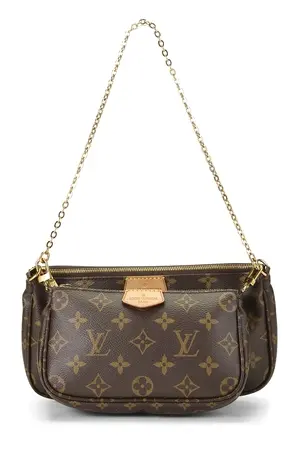 LOUIS VUITTON Monogram Multi Pochette Accessoires - Pink