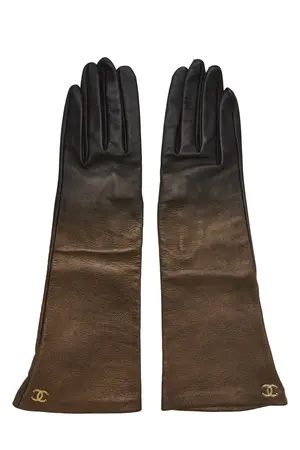 Chanel Lambskin Gloves - Brown